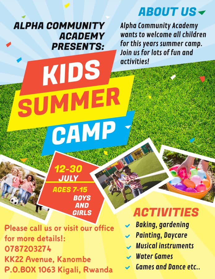 Alpha Community Academy welcomes all children in ‘Kids Summer Camp ...