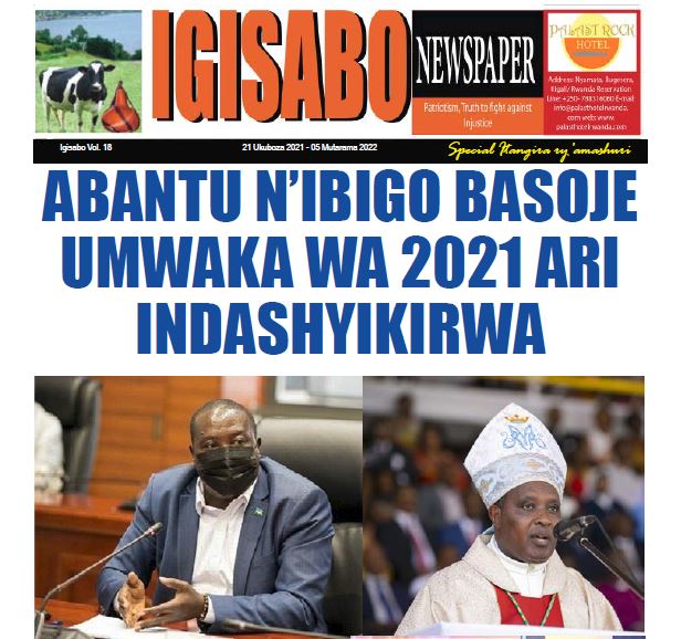 Ikinyamakuru IGISABO VoL YA 18 cyasohotse – igisabo.rw