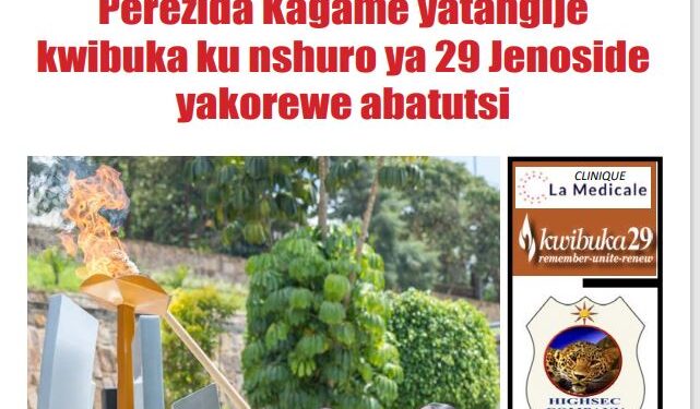 IKINYAMAKURU “IGISABO” VOL 22 CYASOHOTSE SPECIALE KWIBUKA 29 – igisabo.rw